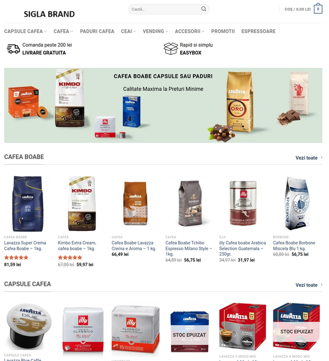 Afacere de vanzare - Firma distributie cafea - site online vanzare ...